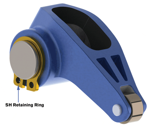 Retaining Rings Replace "Nut and Bolt" Fasteners in Rocker Arm Assembly ...